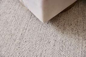 Diamond Carpets India, Ručně vázaný kusový koberec Salt DE 4061, 140x200, bílá, ložnice