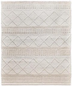 Diamond Carpets koberce Ručně vázaný kusový koberec Geneva DE 7951 White Mix ROZMĚR: 160x230