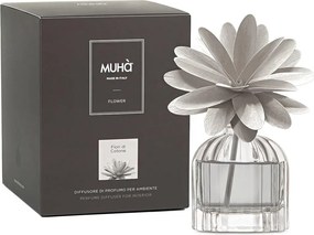 Muhà Flower difuzér s dřevěnou květinou Fiori di Cotone Objem: 200 ml