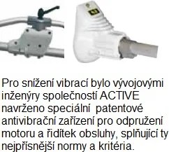 ACTIVE Benzinový hřídelový profi křovinořez 4,0BT