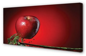 Obrazy na plátně jablko ve vodě 100x50 cm