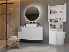 TPS Koupelnová skříňka NEL DK 2K 60 cm, Bílý lesk