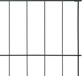 Zahradní plot 115 x 79 cm zelený 146105
