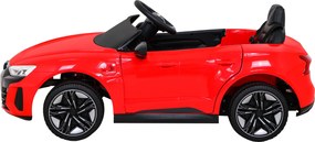 Ramiz Elektrické autíčko Audi RS E-Tron GT pro děti červené + dálkové ovládání + pohon 4x4 + rádio MP3 + LED + EVA