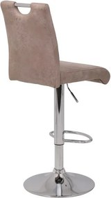 Barová židle Miranda, béžová vintage látka