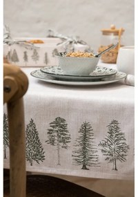 Bavlněná kuchyňská zástěra se vzorem jehličnatých stromů Natural Pine Trees – 70x85 cm