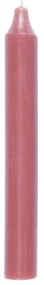 IB LAURSEN Vysoká svíčka Rustic Coral 18 cm, růžová barva, vosk