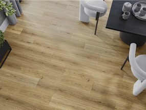 Mexen Sanford vzorek SPC vinylových panelů 6,5 mm, podložka IXPE 1,5 mm, 4 V-drážka, Dub - F1059-S