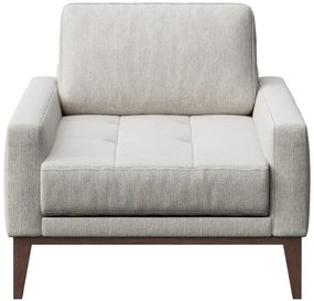 Světle šedé látkové křeslo MESONICA Musso Tufted