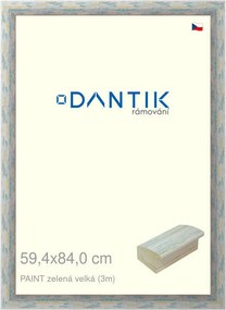 DANTIK rámeček 59,4x84 | PAINT zelená velká (Plexi Čiré)