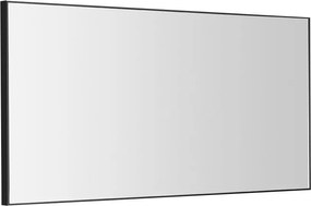Sapho Arowana zrcadlo v rámu 100 x 50 cm bez osvětlení černá mat AWB1050