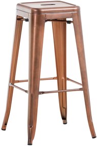 Kovová barová židle Josh V2 - Měd