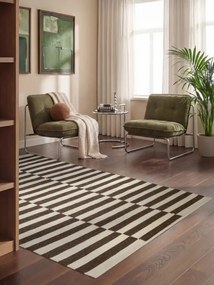 Oboustranný koberec Hanse Home Vika hnědý/přírodní/bílý