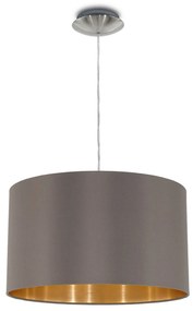 Maserlo textilní závěsné světlo, cappuccino, 38 cm