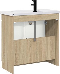 Sada koupelnového nábytku Dub sonoma 78,5 x 37,5 x 81 cm 3404136