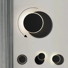 Toolight Moderní nástěnné LED osvětlení D26 LHJ082-W černé