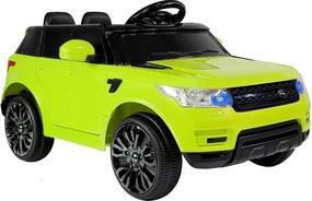 LEAN CARS Elektrické autíčko HL1638 s dálkovým ovládáním, MP3 a LED světlem zelené