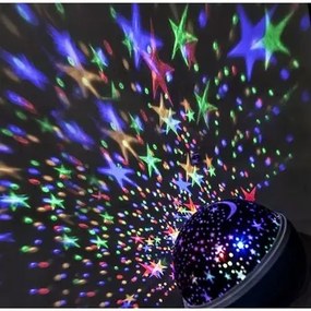 Solight 1V220 LED projekční koule / multicolor / 9 režimů / otáčení /