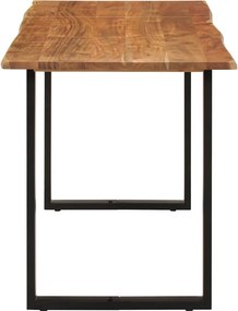 Jídelní stůl 140 x 70 x 76 cm masivní akáciové dřevo 286474