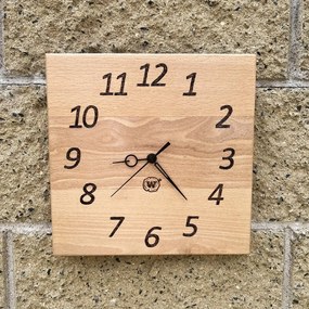 Woodlaf Dřevěné nástěnné hodiny Lucas