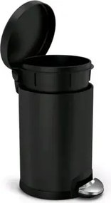 Simplehuman Pedálový odpadkový koš 4.5 l černá / kulatý