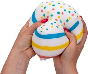 Antistresová mačkací dortová hračka / Strečová hračka / Plast / 12 cm