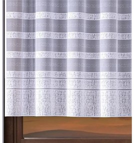 DekorTextil Hotová záclona nebo balkonový komplet Karolína - bílá ROZMĚR: (š x v): 250 x 130 cm