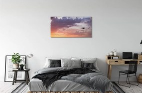 Obrazy na plátně Zataženo oblohy lehká letadla 140x70 cm