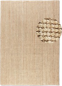 Hanse Home, Kusový koberec Bouclé Jute 105974 Natural Golden, 190x280, béžová, chodba / předsíň