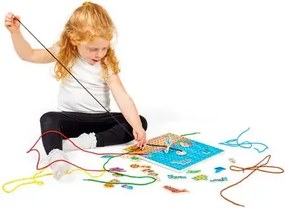 Bigjigs Toys Provlékací deska moře / od 3 let