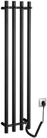 Sapho Papinado elektrický sušák ručníků 263 x 1200 mm 85 W černá matná ER350