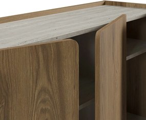 Komoda v dekoru dubu v přírodní barvě 180x83x40,5 cm Lucile – Marckeric