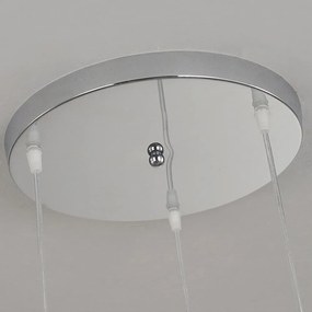 Toolight - ELEGANCE LAMPA SUFITOWA APP210-3CPR KRYSZTAŁ SREBRNA, OSW-08550
