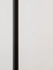 Matně černá hliníková LED stojací lampa (výška 300 cm) Elettra – Nova Luce