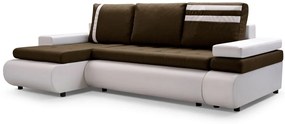 Casarredo - Komfort nábytek Rohová sedací souprava MELCHOR rozkládací s úložným prostorem, Sioux 1115/Trinity 8 | Umístění rohu: roh na levé straně
