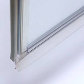 Roth Dvoukřídlé sprchové dveře TCN2 pro instalaci do niky Varianta: šířka: 100 cm - (TCN2 1000 - 731-1000000-01-02), Barva profilů a typ výplně: profily: stříbrná (elox), výplň: transparent