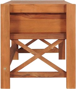 TV stolek 140 x 40 x 45 cm teakové dřevo 325267