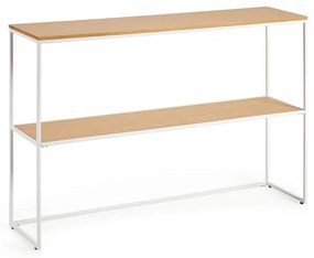 Konzolový stolek noya 120 x 80 cm bílý MUZZA