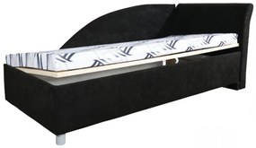 Jednolůžková postel (válenda) 90 cm Pearline Plus (s rošty, bez matrací) (P). 774155