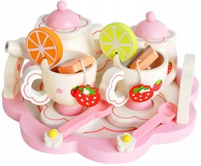 Dřevěný čajový servis pro děti