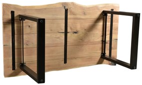 furniture-nabytek.cz - Masivní jídelní stůl Bullwer z akácie, lakovaný, hnědý – 170×90 cm