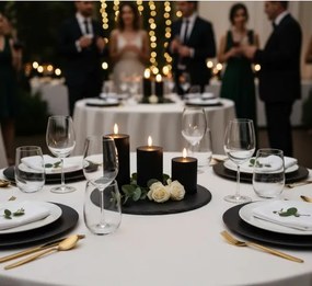 SADA 3x LED Svíčka BRILLO LED/2xAA černá + dálkové ovládání