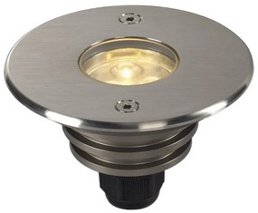 LA 233500 DASAR LED LV česaná ocel 12= LED 6W IP67 3000K - BIG WHITE (SLV)
