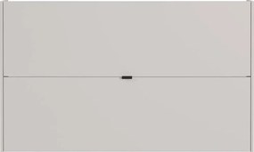 Krémový výklopný/závěsný botník v dekoru dubu 140x83x18 cm Ameca – Germania