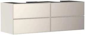 Hansgrohe Xevolos E - Umyvadlová skříňka 157x56x55 cm, 4 zásuvky, matná béžová/metalická béžová 54200790