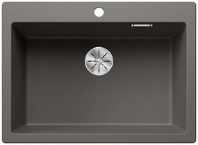 Blanco Pleon 8, silgranitový dřez 700x510x220 mm, 1-komorový, šedá vulkán, BLA-527323