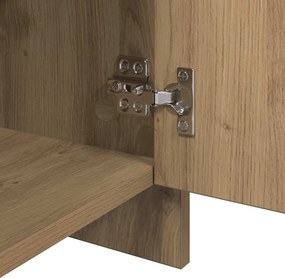 Konzole 2 ks dub artisan 70 x 41 x 75 cm Kompozitní dřevo 3393515