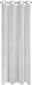 ZÁCLONA NA KROUŽCÍCH BECKY 140X250 CM BÍLÁ