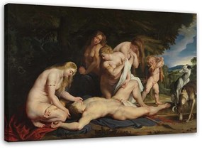 Obraz na plátně REPRODUKCE Adonisova smrt - P. Rubens - 60x40 cm
