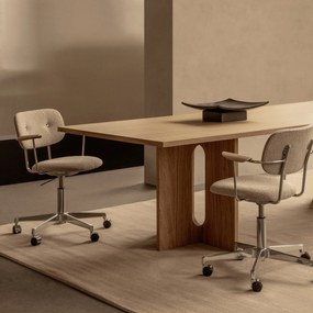 AUDO (MENU) Kancelářská židle Co Task Chair, Chrome / Dark Oak